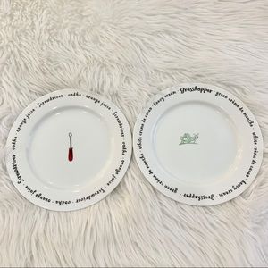Pottery Barn | Dining | Pottery Barn Bar Lingo Appetizer Plates 8 ...